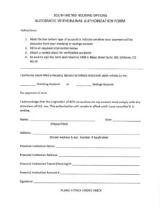smho_automatic_rent_withdrawl_authorization_form | South Metro Housing ...